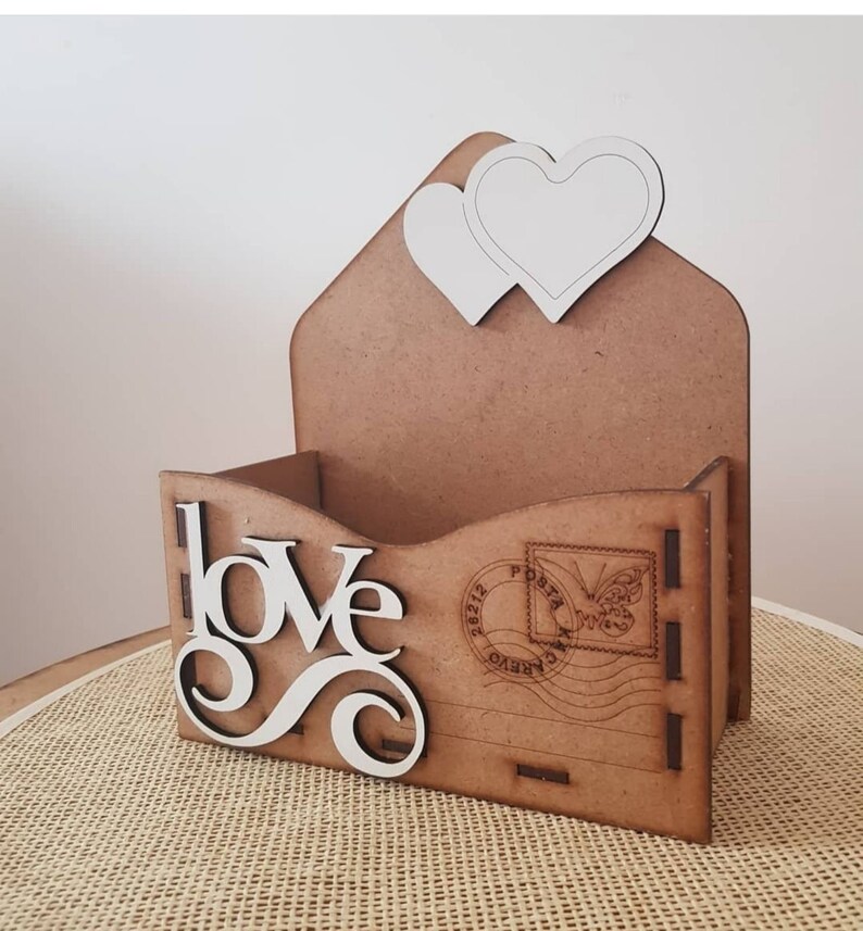 Love Letter Gift Box Digital File for Laser Cut 3mm, and 4mm Dxf Cdr ...