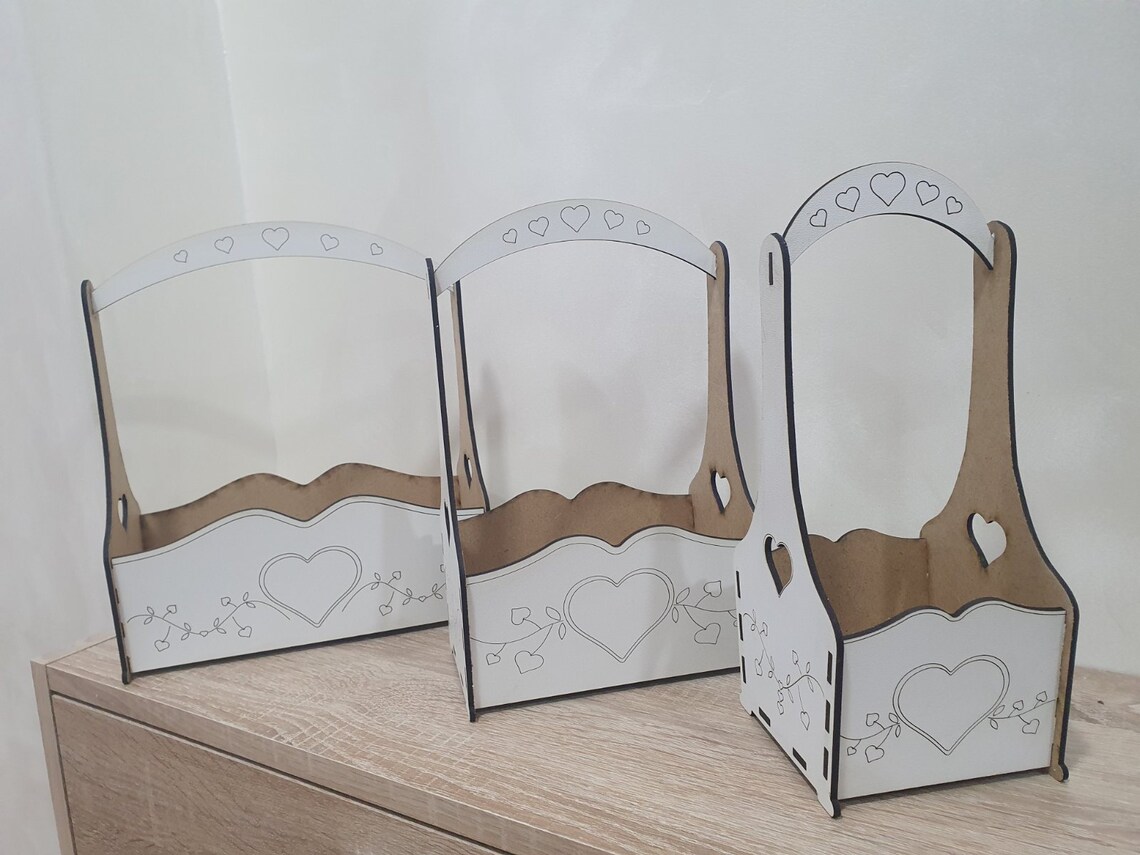 Flower Box 3 Sizes Dxf Laser Cut File - Etsy