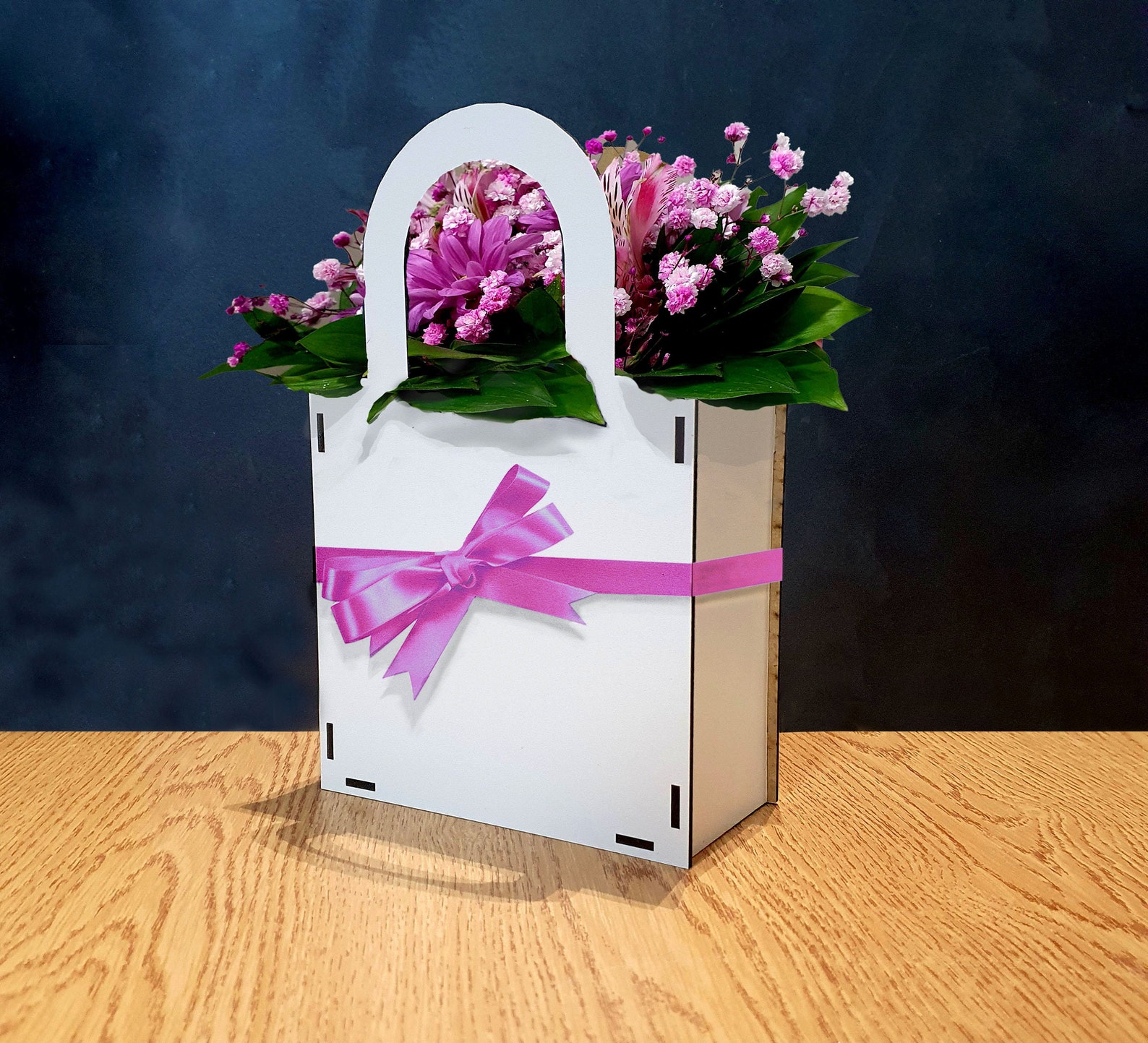 Flower Box Digital Dxf Laser Cut File - Etsy