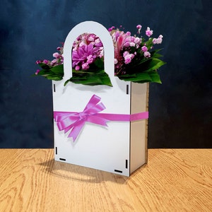 Flower Box Digital Dxf Laser Cut File - Etsy