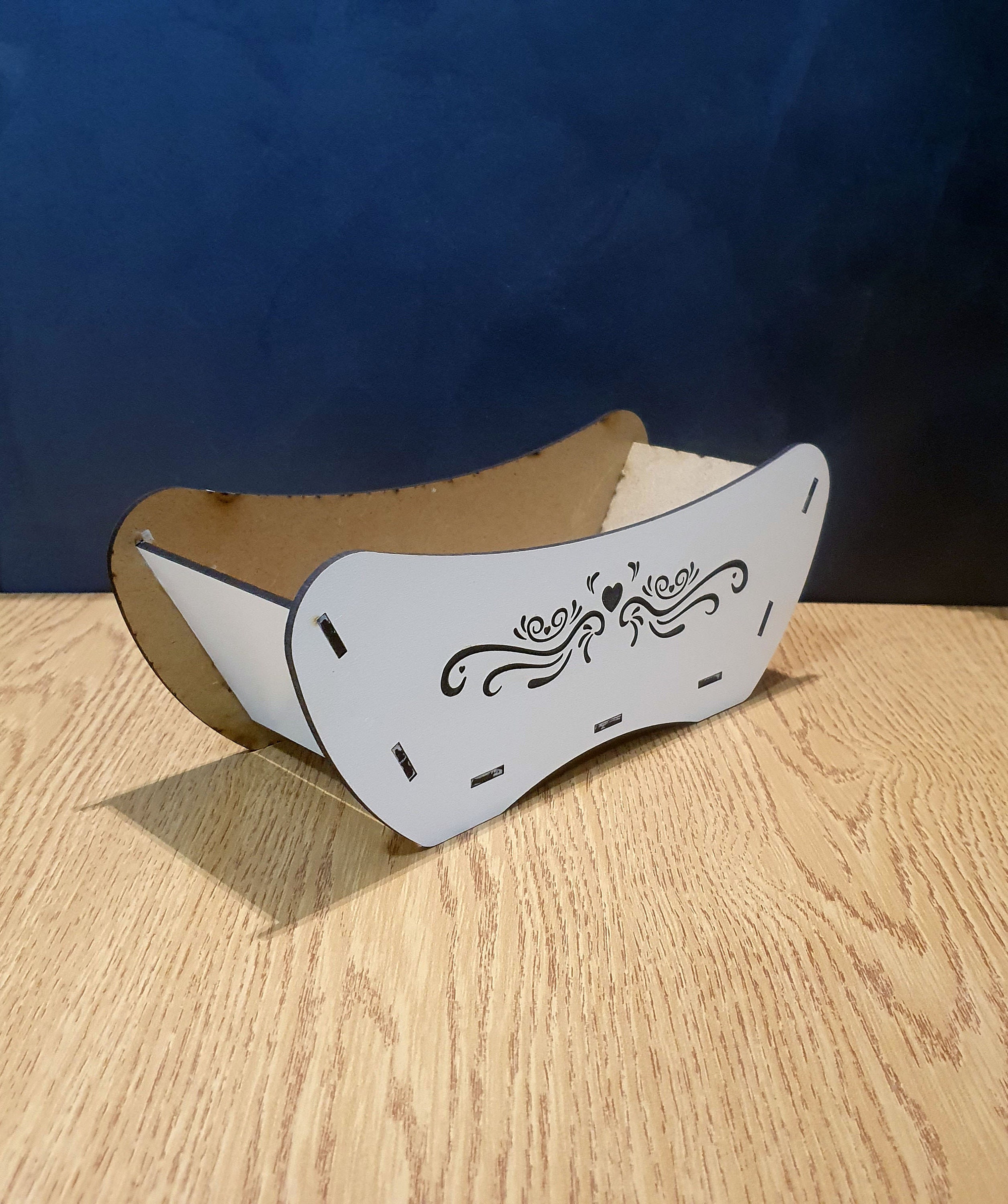 Boat-shaped Box. Gift Box. Flower Basket. Digital Dxf Files for Laser ...