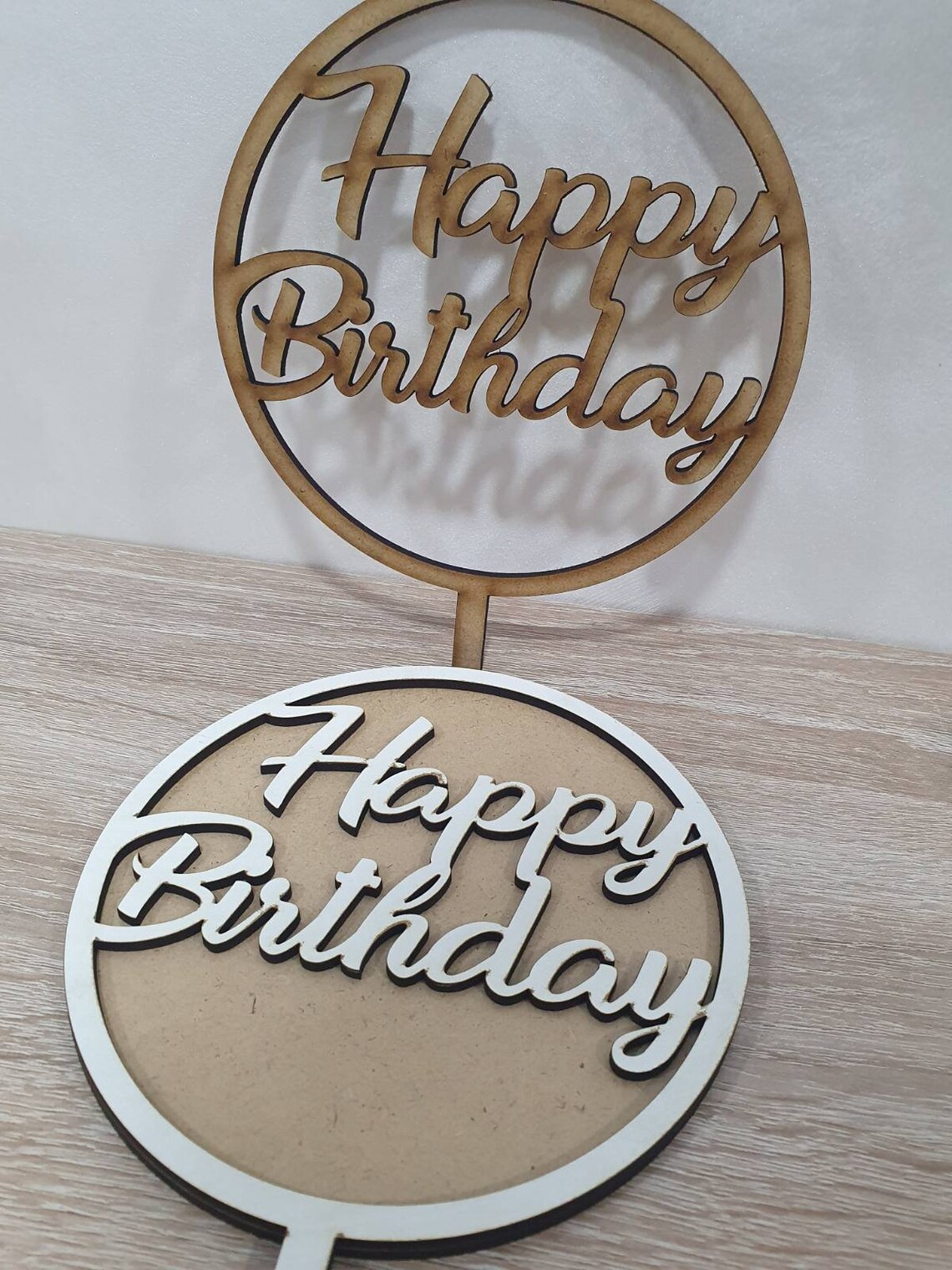 Happy Birthday Cake Topper Digital Download Vector File Cake - Etsy