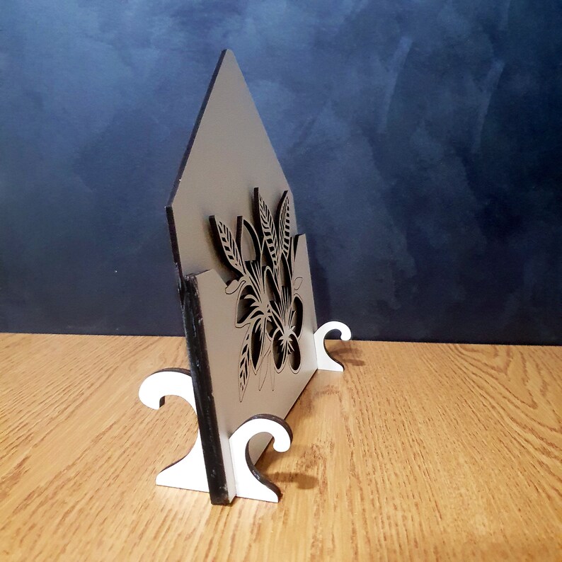 Flyer Holder Laser Cutting SVG DXF File - Etsy