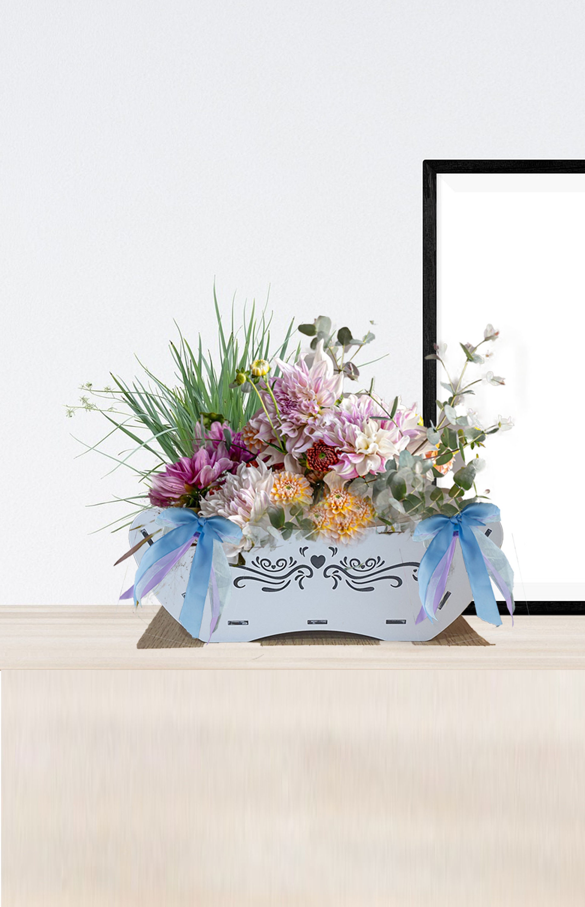 Boat-shaped Box. Gift Box. Flower Basket. Digital Dxf Files for Laser ...