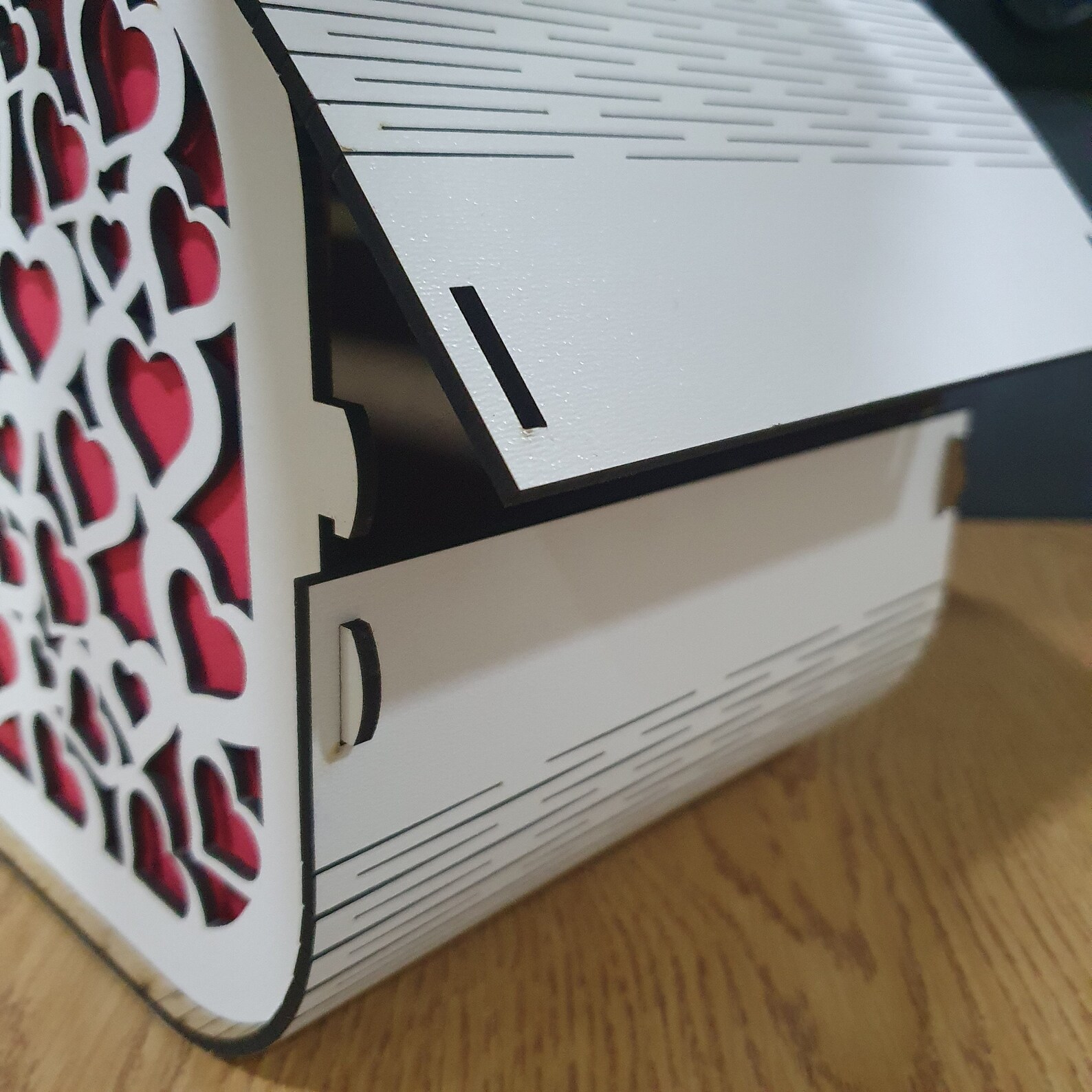 Wooden Card Box , Wedding and Birthday Gift Box, Laser Cut File Svg Dxf ...