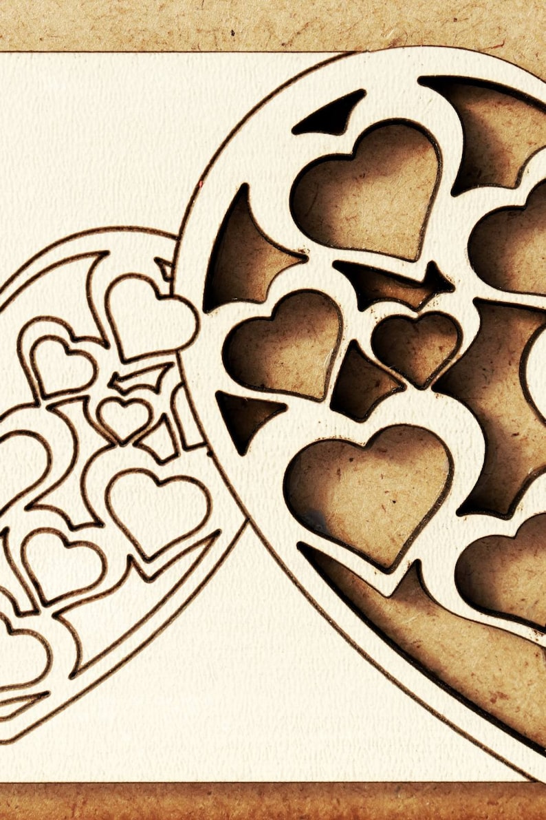 Love Gift and Flower Box Dxf, Cdr, Svg, Ai - Etsy