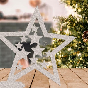 Star on Stand, Digital File 3mm for Laser, Glowforge and CNC Cutting ...