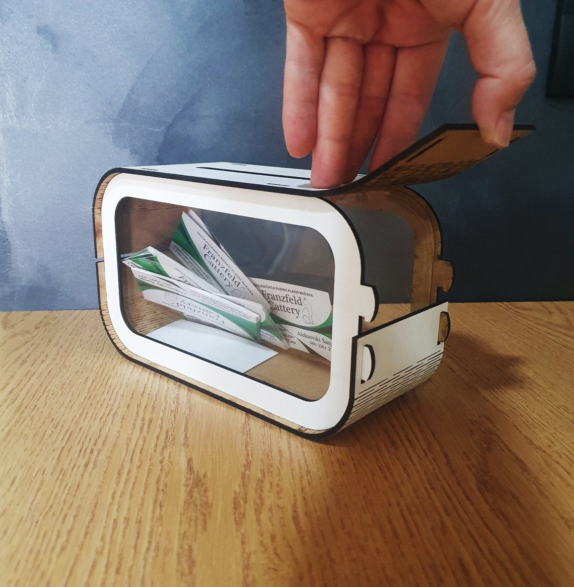 Wooden Card Box Laser Cut File SVG DXF - Etsy UK