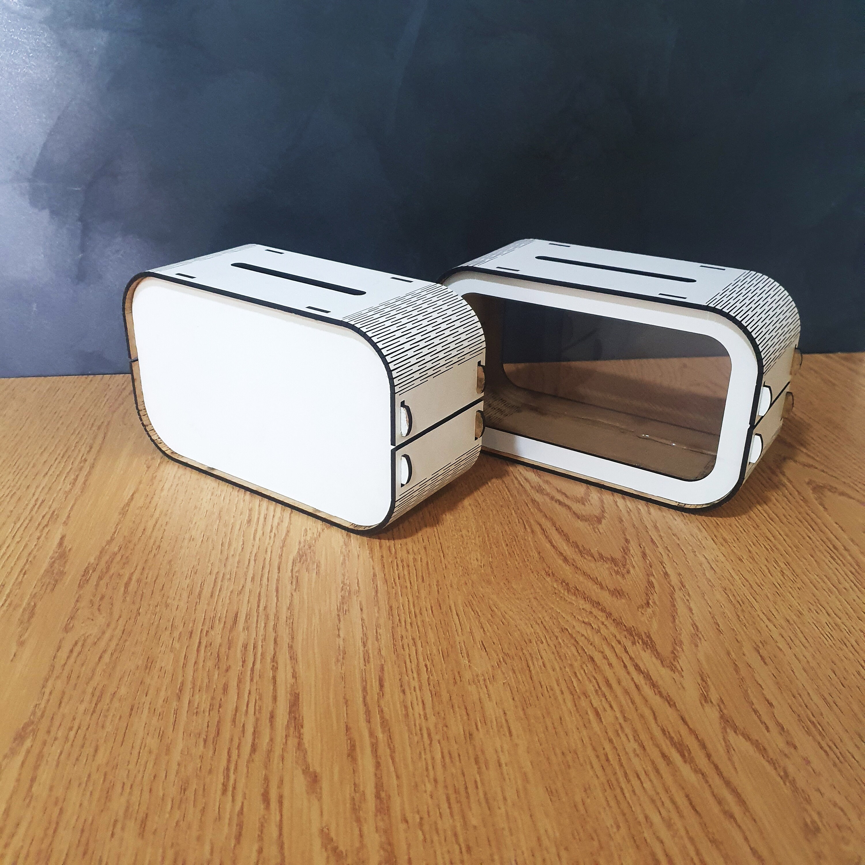 Wooden Card Box , Laser Cut File SVG DXF - Etsy