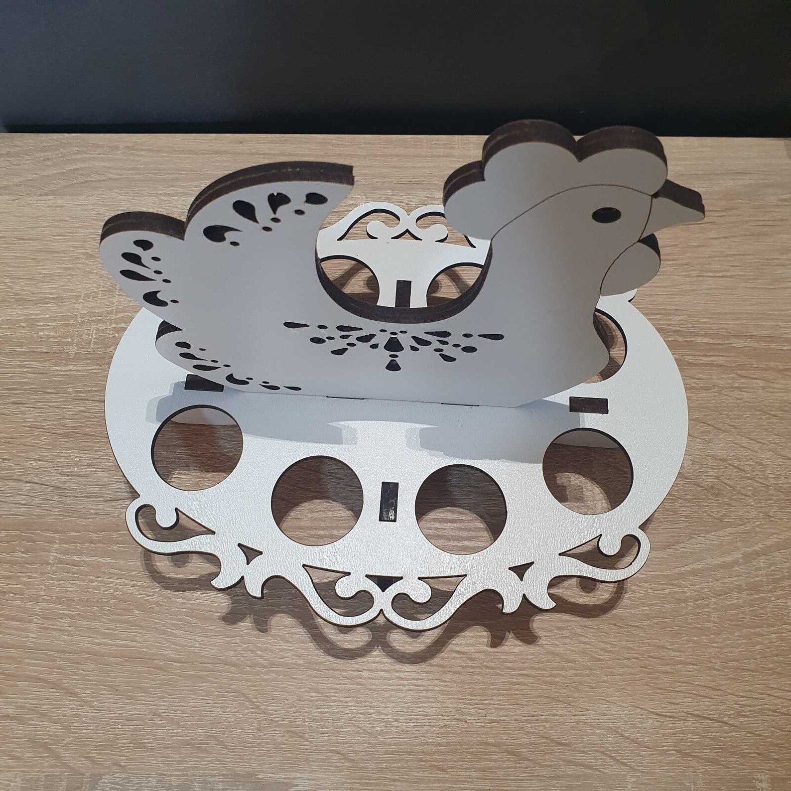 Chicken Easter Egg Holder, Laser Cut File (svg, Dxf, Cdr, Ai) - Etsy