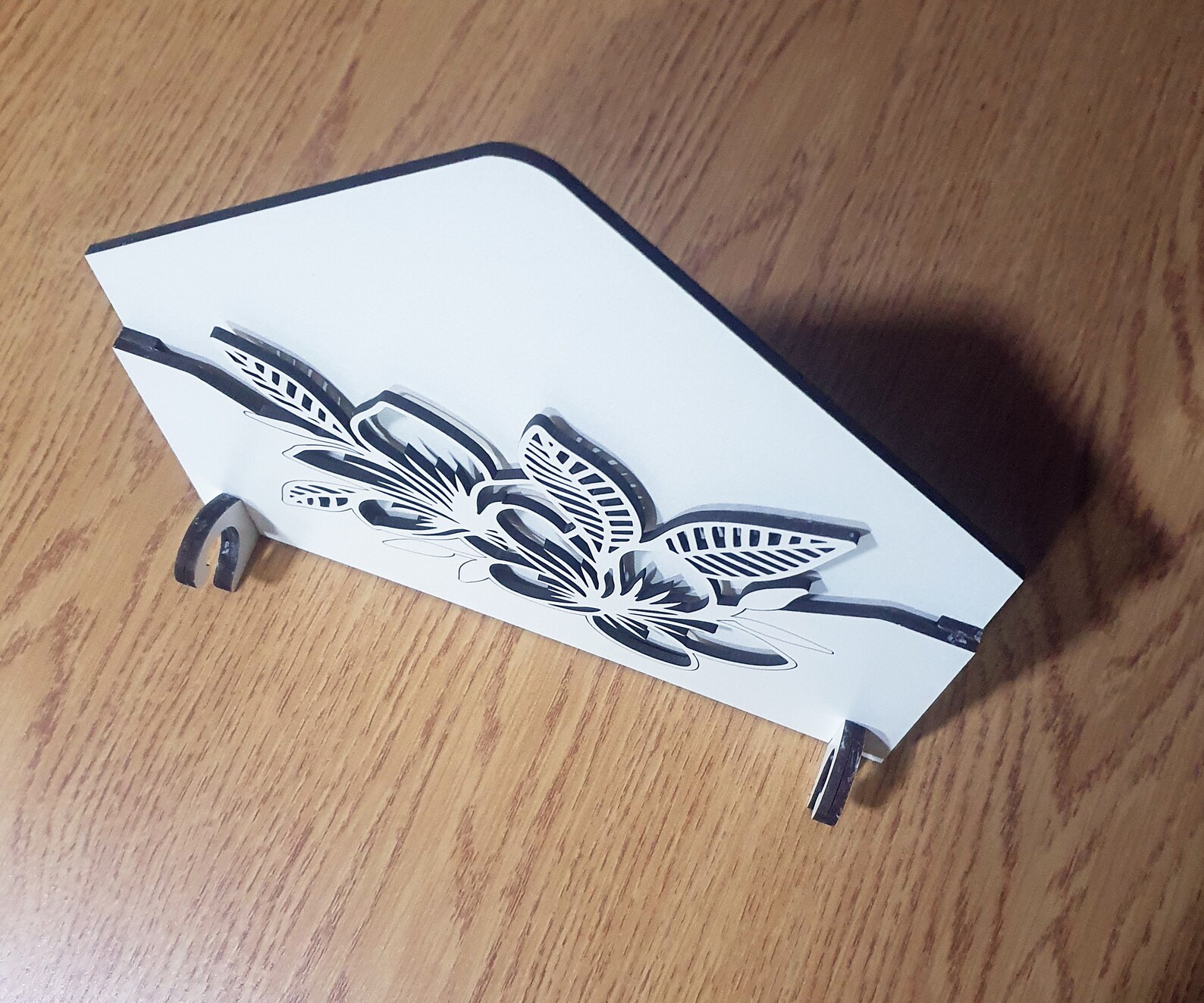 Flyer Holder Laser Cutting SVG DXF File - Etsy