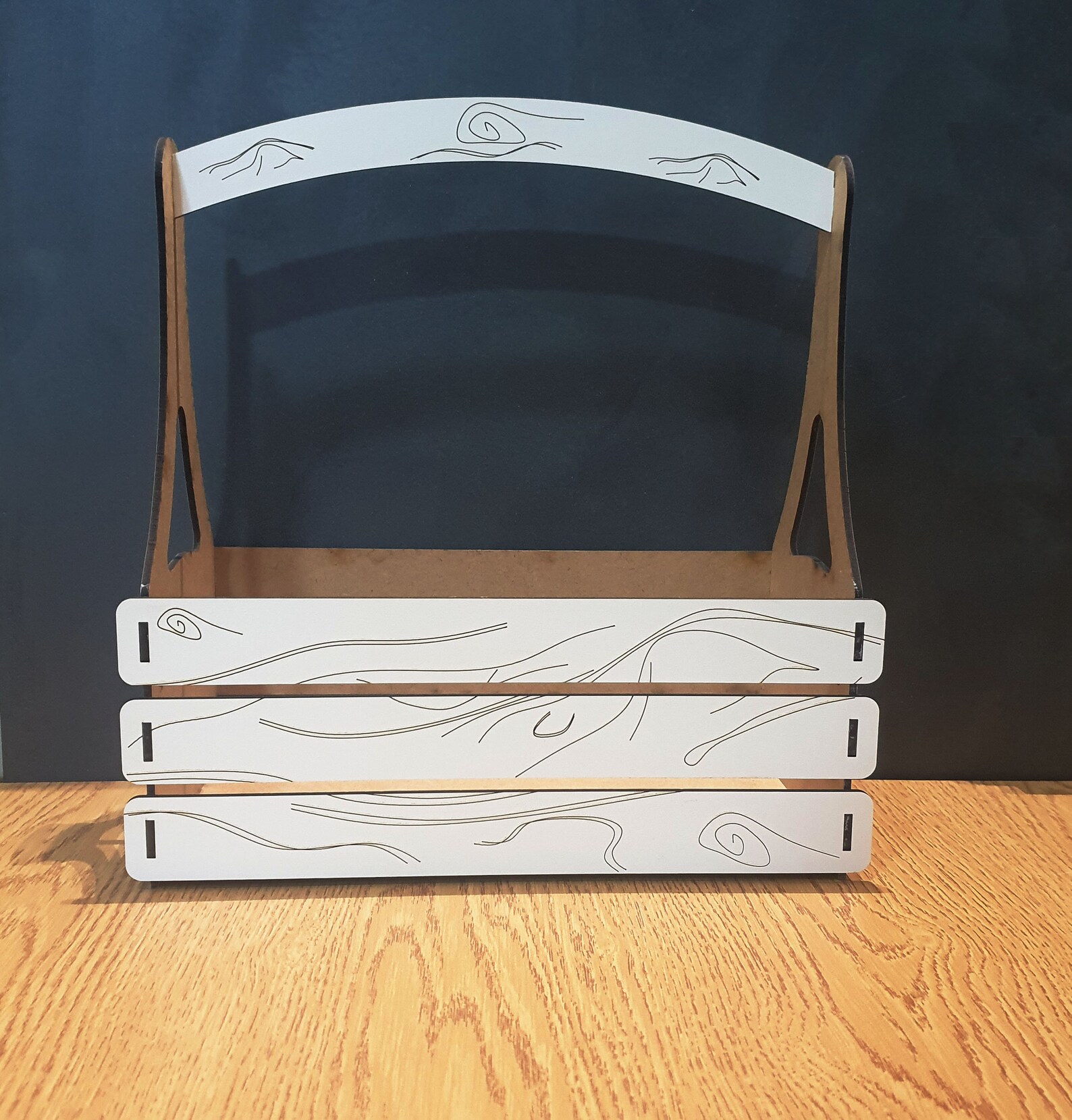 Flower Box With Handle Digital File for Laser and CNC Dxf - Etsy