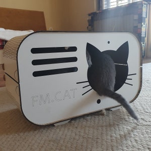 Radio Shapped Cat House I Laser Cut File I 3 Mm Thick - Etsy