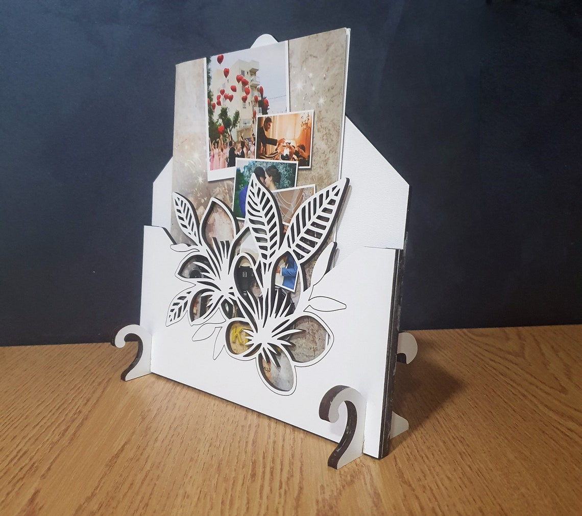 Flyer Holder Laser Cutting SVG DXF File - Etsy