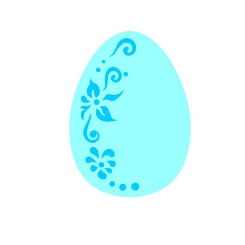 Easter Egg Cut Files Svg Png Dxf Ai Pdf Cdr Eps Colorful - Etsy