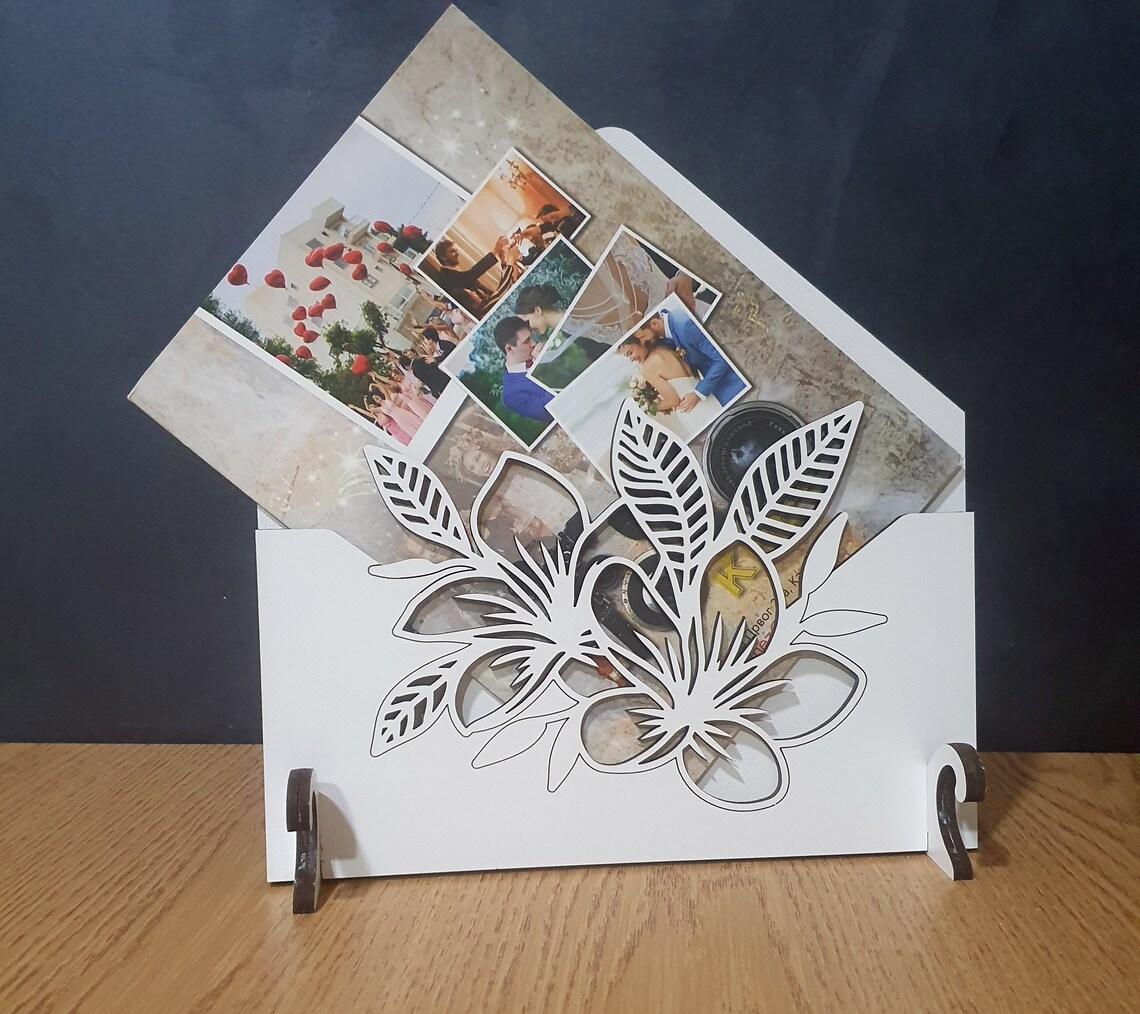 Flyer Holder Laser Cutting SVG DXF File - Etsy