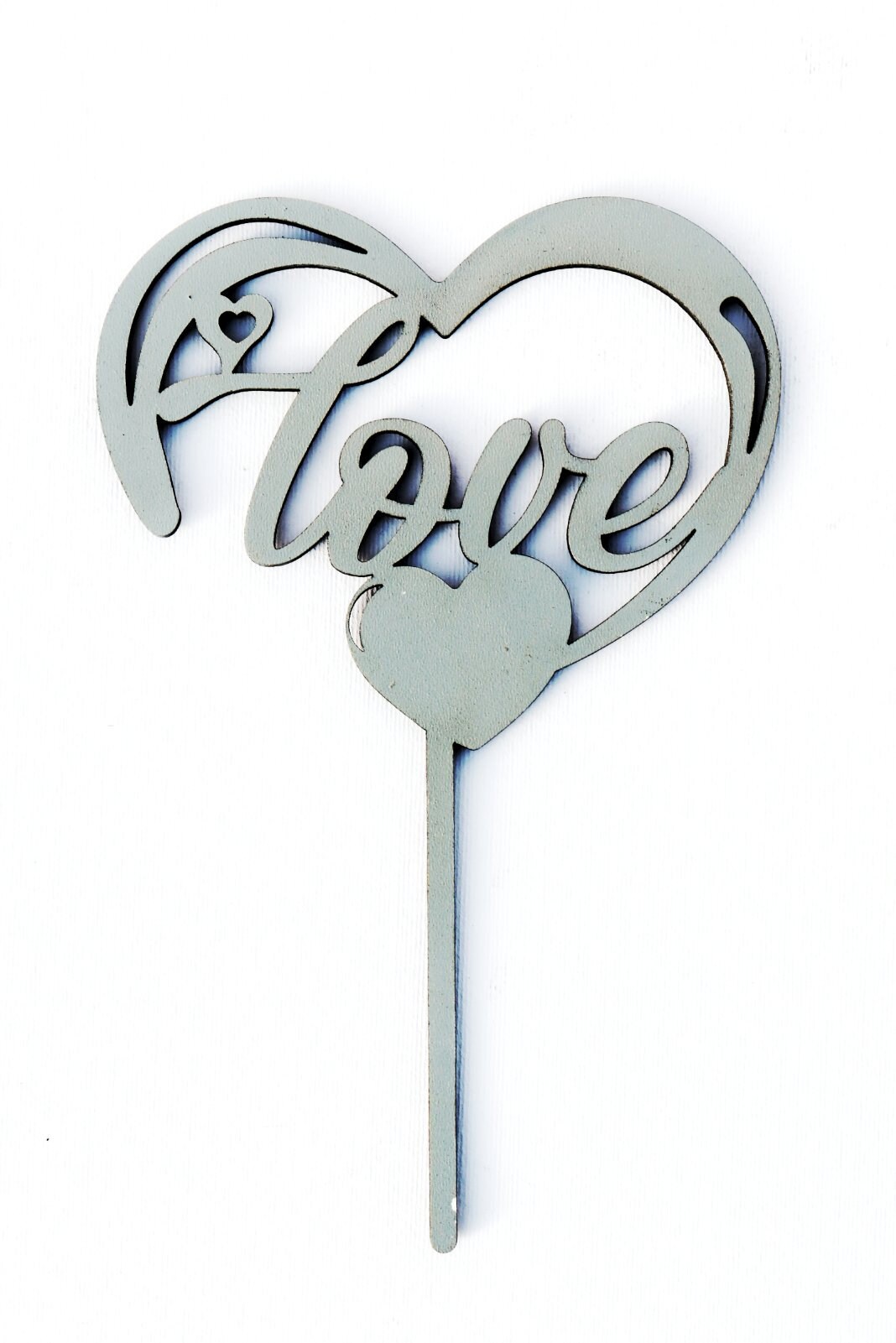 LOVE and Heart Shape Laser and Glowforge Cut Digital File - Etsy