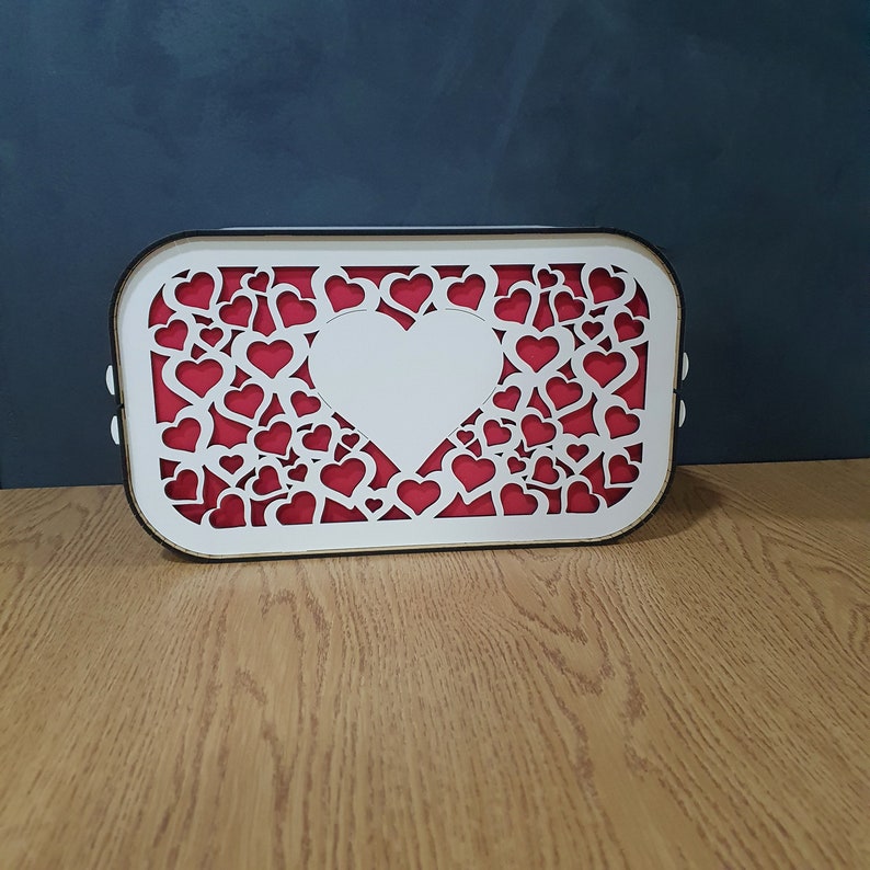 Wooden Card Box Wedding and Birthday Gift Box Laser Cut - Etsy