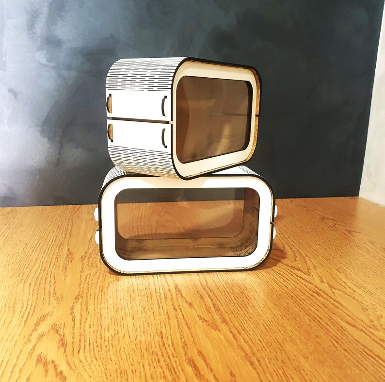 Wooden Card Box , Laser Cut File SVG DXF - Etsy