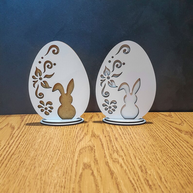 Easter Wooden Egg Decoration Laser Cut DXF SVG FILE - Etsy