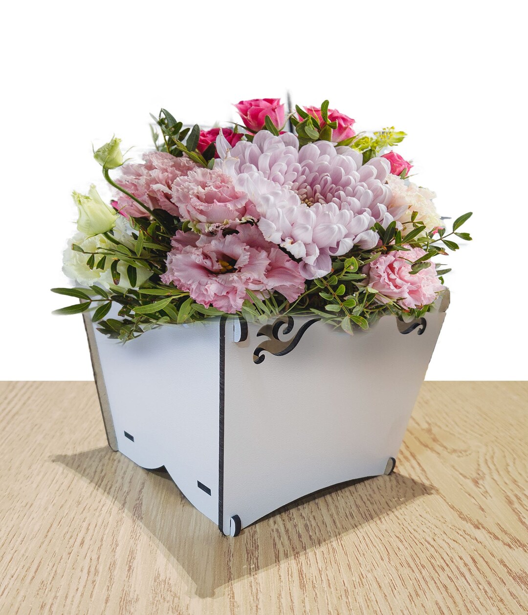 Wood Gift and Flower Box. Digital Files for Laser Glowforge - Etsy