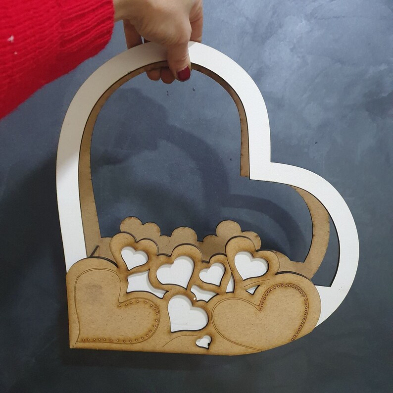 Heart Box - Digital Dxf File - CNC and Laser Cut - Etsy