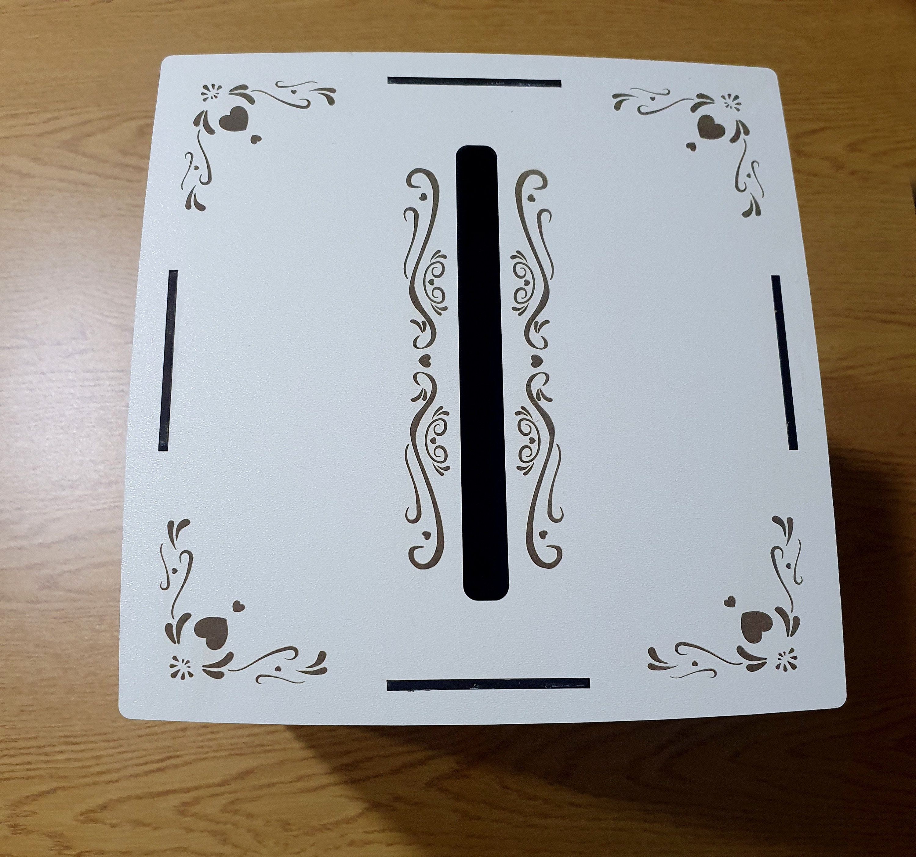 Wooden Card Box Wedding and Birthday Gift Box Laser Cut - Etsy