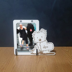 Dog Picture Frame SVG Laser Cut File - Etsy