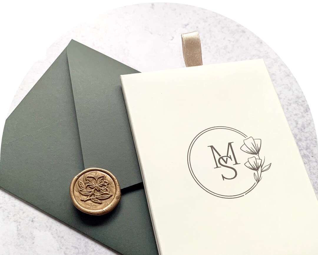 WAX Stamp Set Bronze Wax Stamp - Etsy