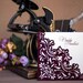 Fancy VELVET Paper Invitation, Laser Cut Pocket Invitations - Etsy