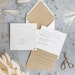 Rotating Invitation / Minimal Design Wedding Invitation / Boho Style - Etsy