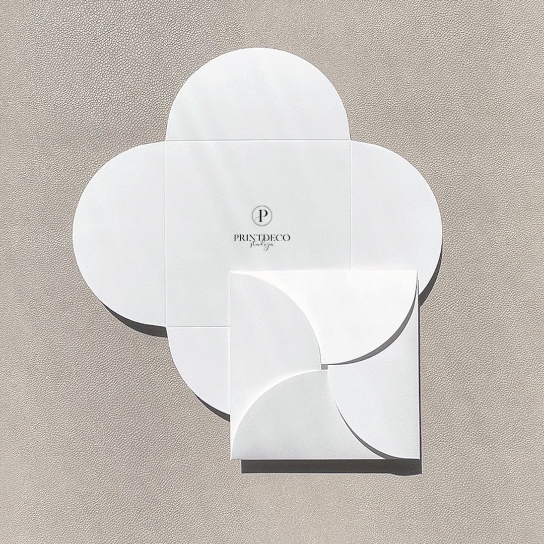 Round Corner Premium Color Envelopes (SET 30), Wedding Invitation or ...