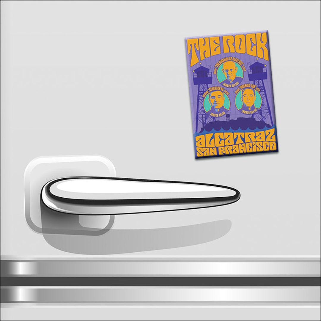 The ROCK!! San Francisco Alcatraz Magnet - Etsy