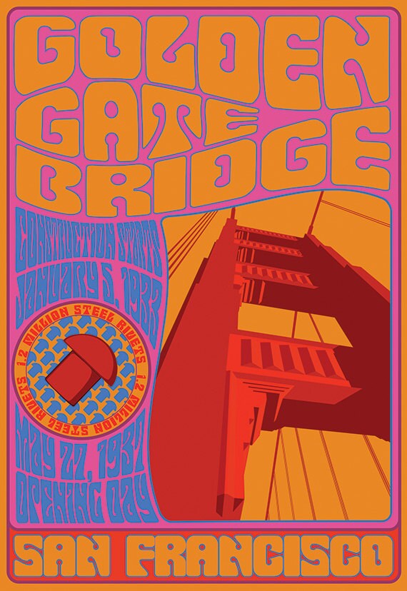 Golden Gate Bridge Magnet - Etsy