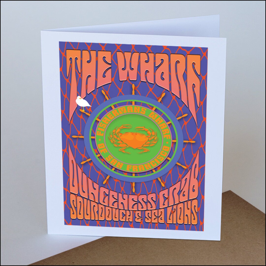 The Wharf - Fisherman's Wharf - Box of 10 Note Cards - Etsy