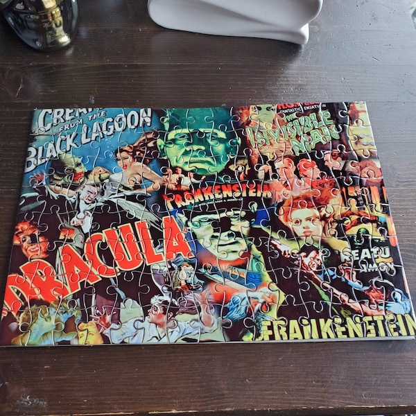 Horror Jigsaw Puzzle - Etsy
