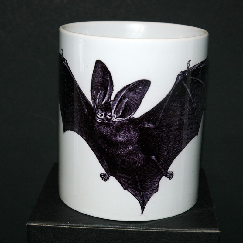 Bat Printed Ceramic Coffee Mug 11oz and 15oz Size | Etsy Canada