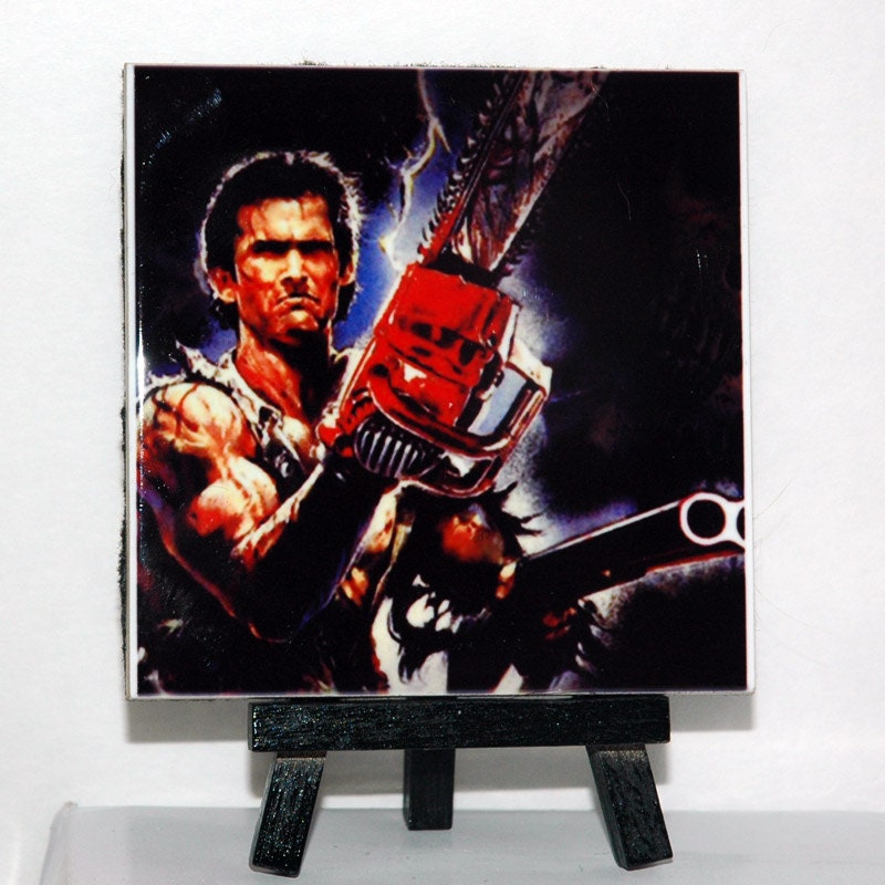 Evil Dead Ceramic Coaster Set Gothic Housewares Dark Decor - Etsy