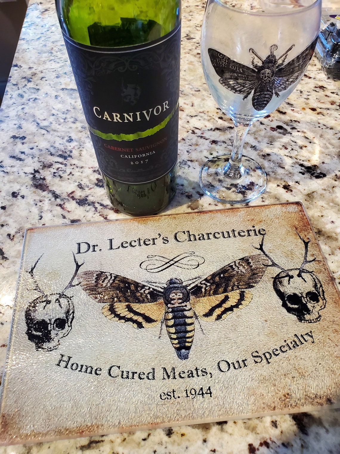 Hannibal Lecter Cutting Serving Board Dark Decor Horror | Etsy