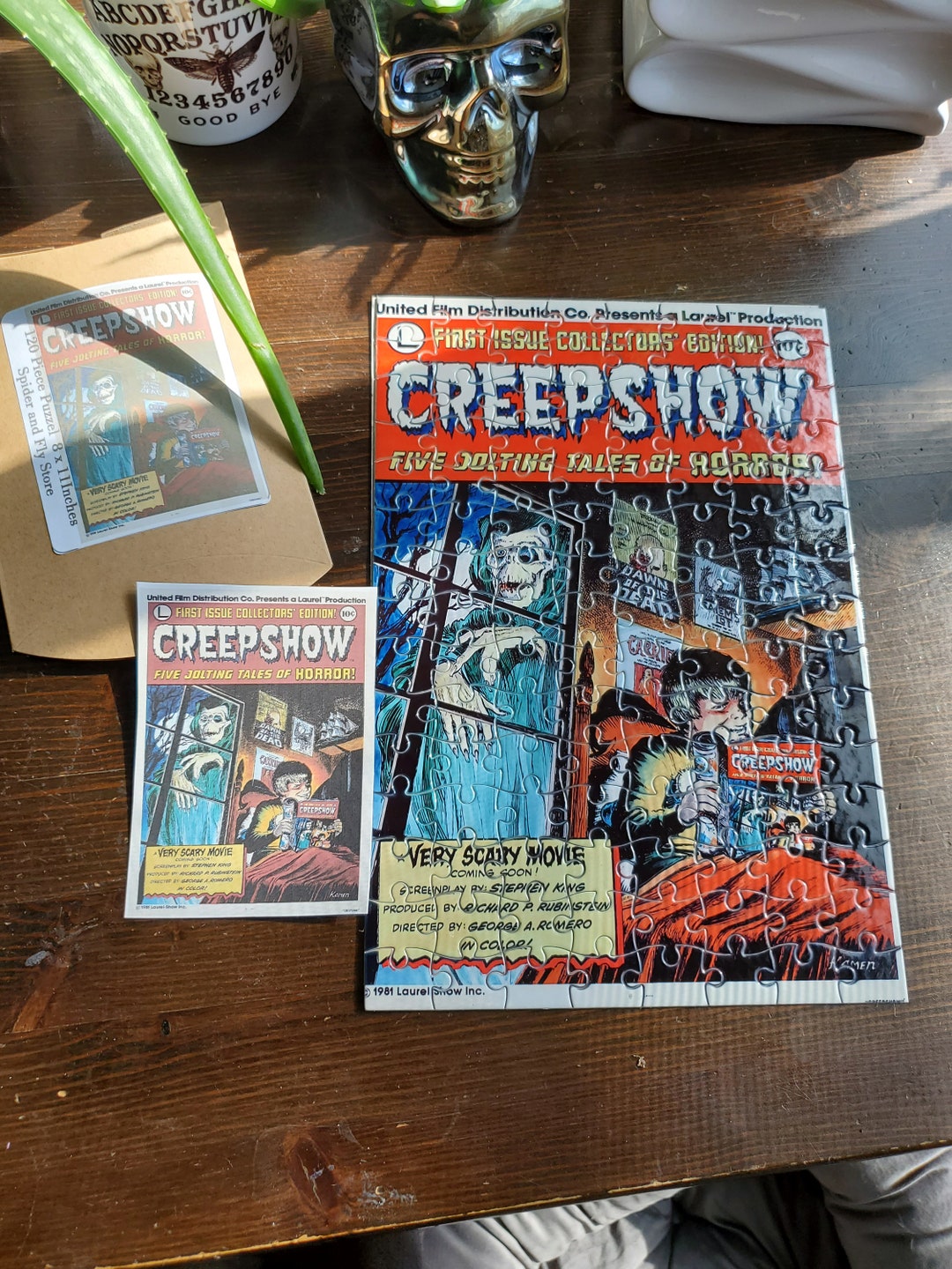 Creepshow Poster Printed Horror Puzzle ~ Horror Gift ~ Custom Printing ...