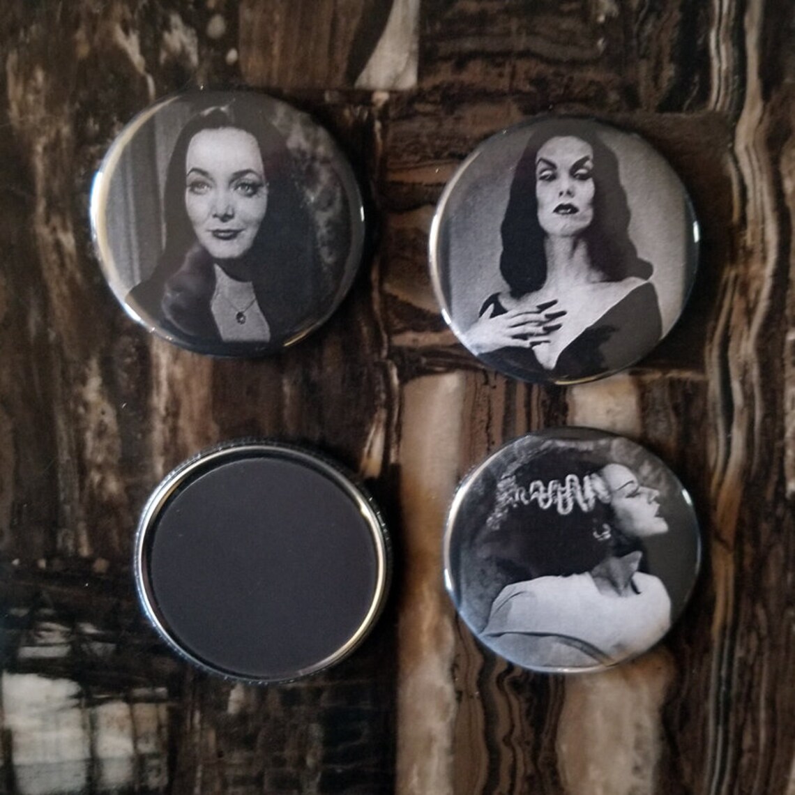 Women of Horror Magnet Set of 4 Stocking Stuffer Dark | Etsy
