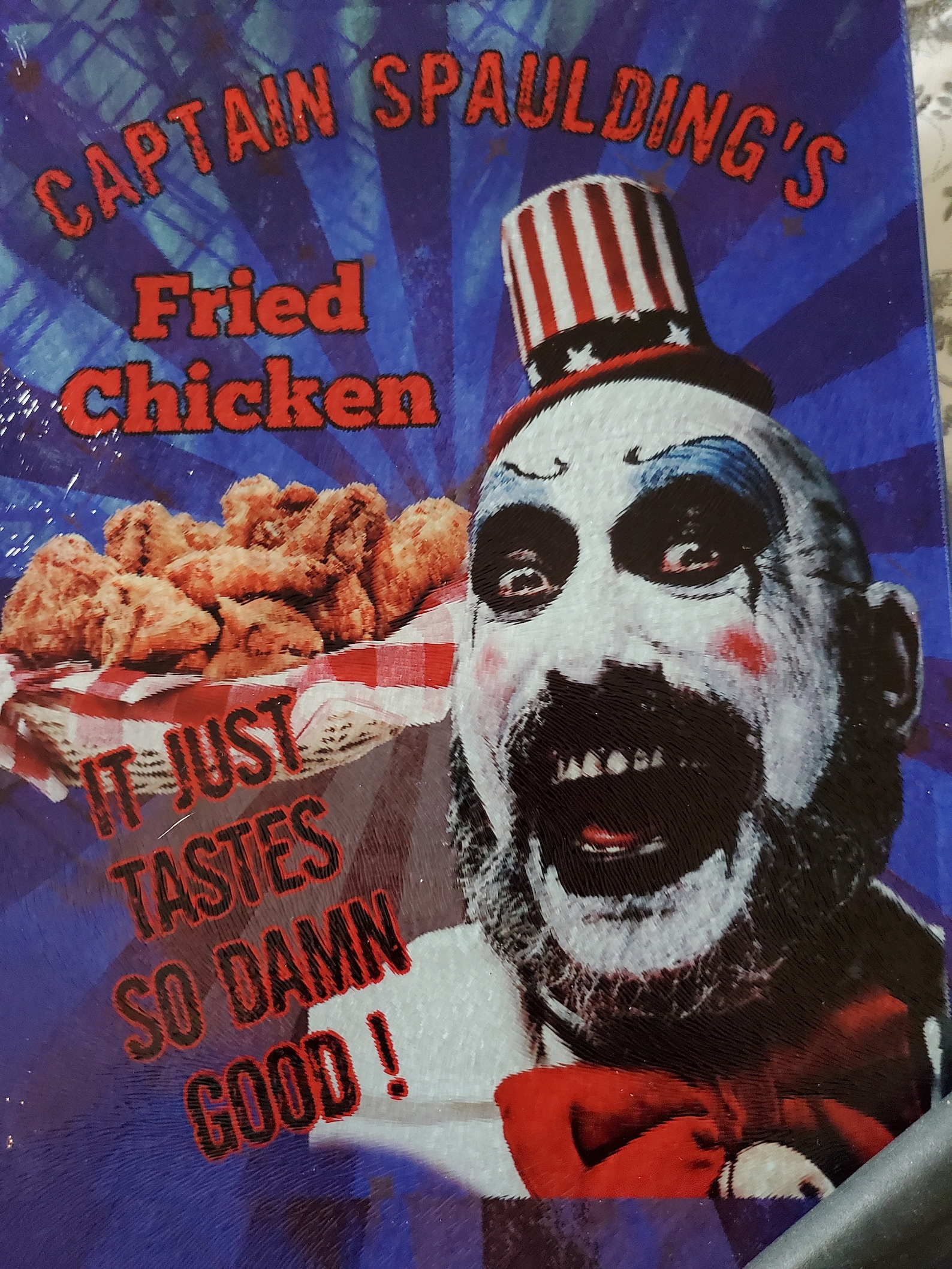 Captain Spaulding Fried Chicken Cutting Serving Board Dark - Etsy