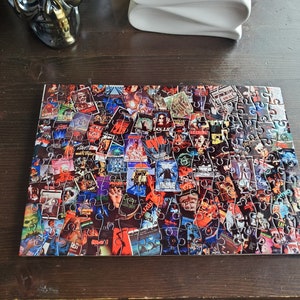 Horror Movie Poster Collage Puzzle 120 or 252 Pieces ~ Horror Puzzle ...