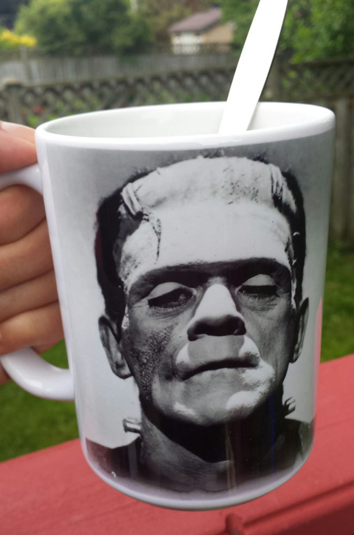Frankenstein's Monster Coffee Mug Printed Ceramic 15 Ounce - Etsy