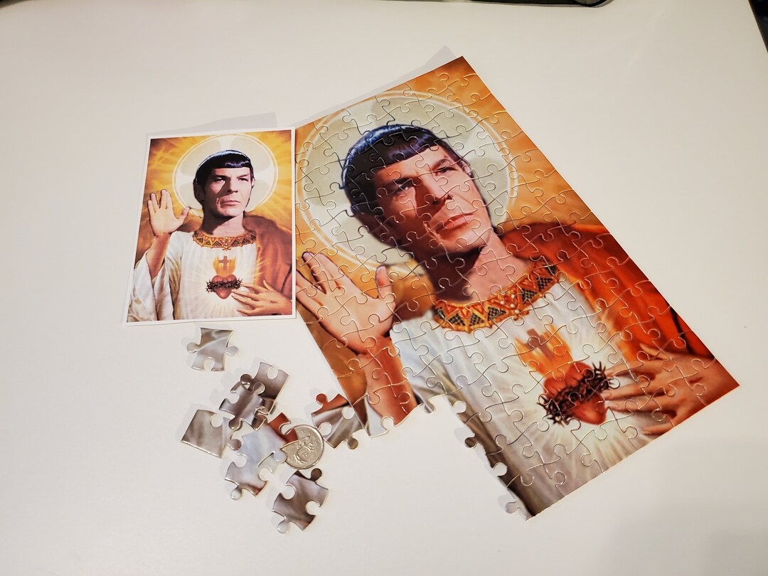Sacred Nimoy Mr. Spock 120 Piece Printed Jig Saw Adult Puzzle - Etsy
