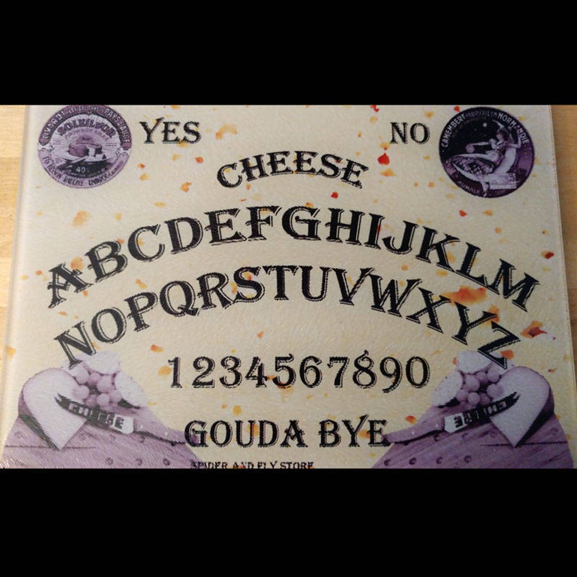 Ouija Style Glass Cheese Board/serving Board gothic Home - Etsy Canada