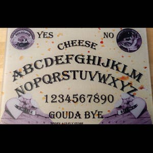 Ouija Style Glass Cheese Board/serving Board ~gothic Home Decor ...