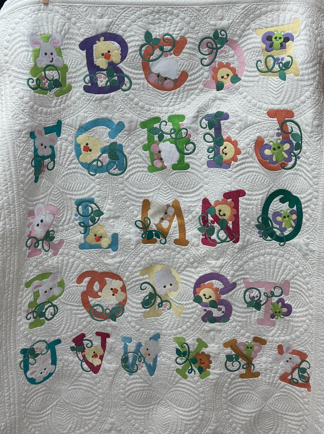 The Animal Alphabet Parade: A Colorful Heirloom Baby Quilt - Etsy