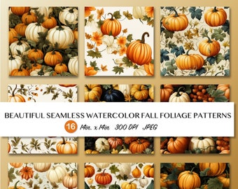 Digital Paper, Floral, Seamless Pattern, Scrapbook, Digital Background ...