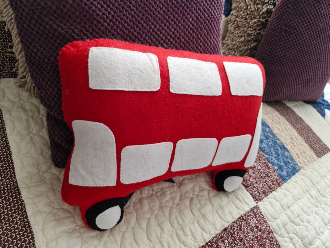 Red Bus Cushion. London Bus Cushion - Etsy